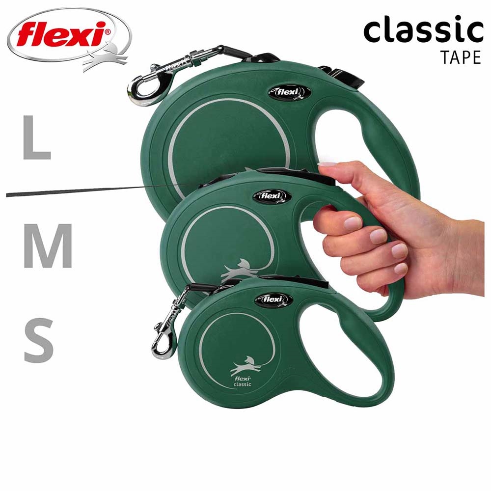 Flexi New Classic Band Line Olive L 5 Meter Max 50 Kg